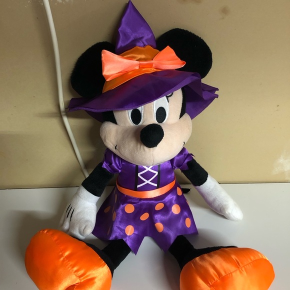 Toys | Halloween 19 Minnie Mouse Witch Plush | Poshmark
